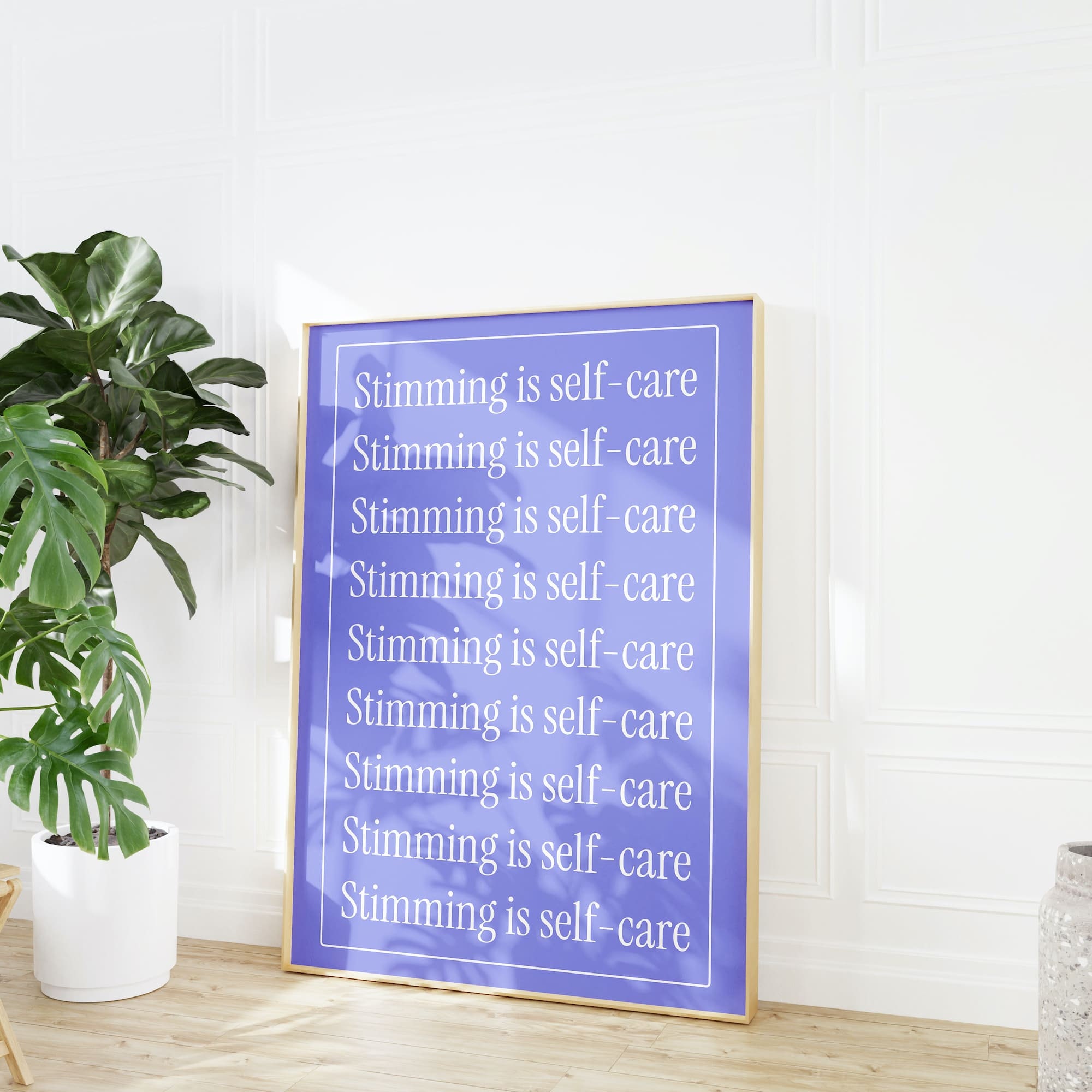 Stimming is Self Care Printable Wall Art – Autism Poster – ADHD Print ...