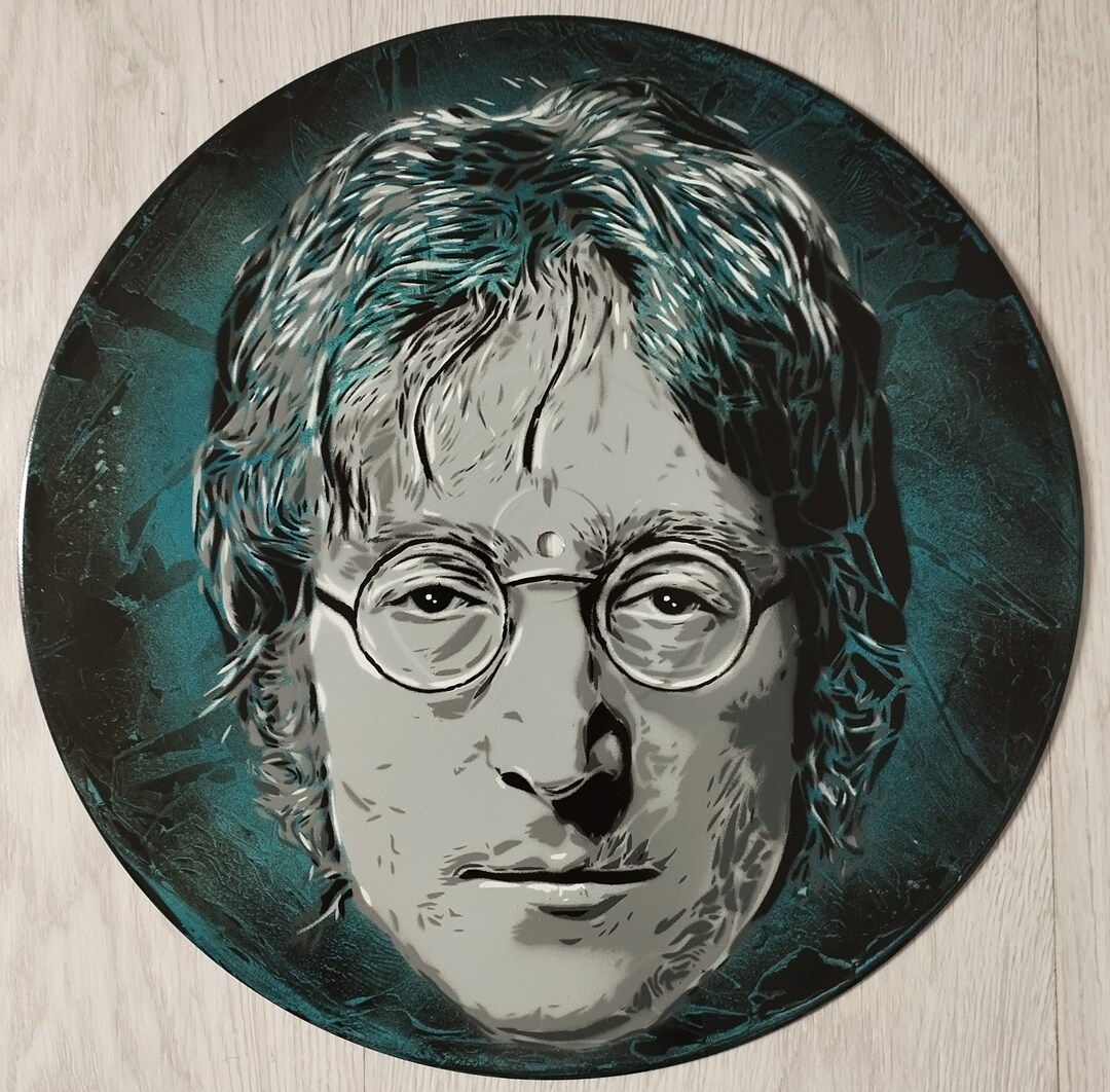 Lennon Music Fan Special Gift Upcycling Custom Vinyl Record Original ...