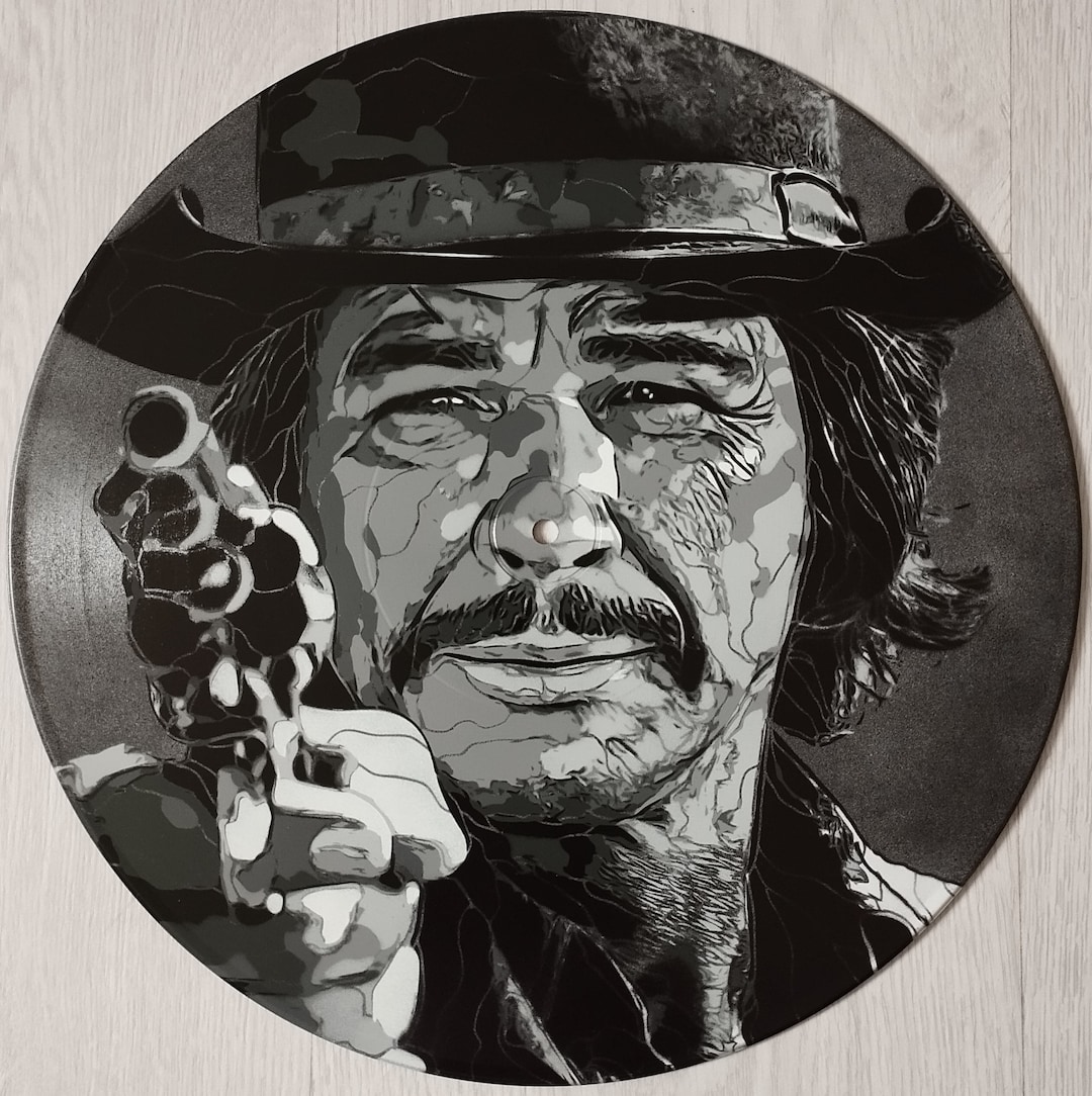 Charles Bronson Movies Fan Special Gift Upcycling Custom Vinyl Record Original Painting Art - Etsy
