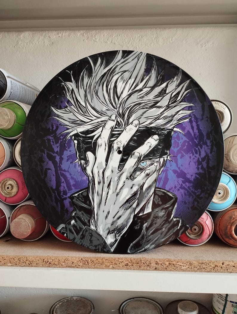 Anime Character Fan Special Gift Upcycling Custom Vinyl Record Original ...