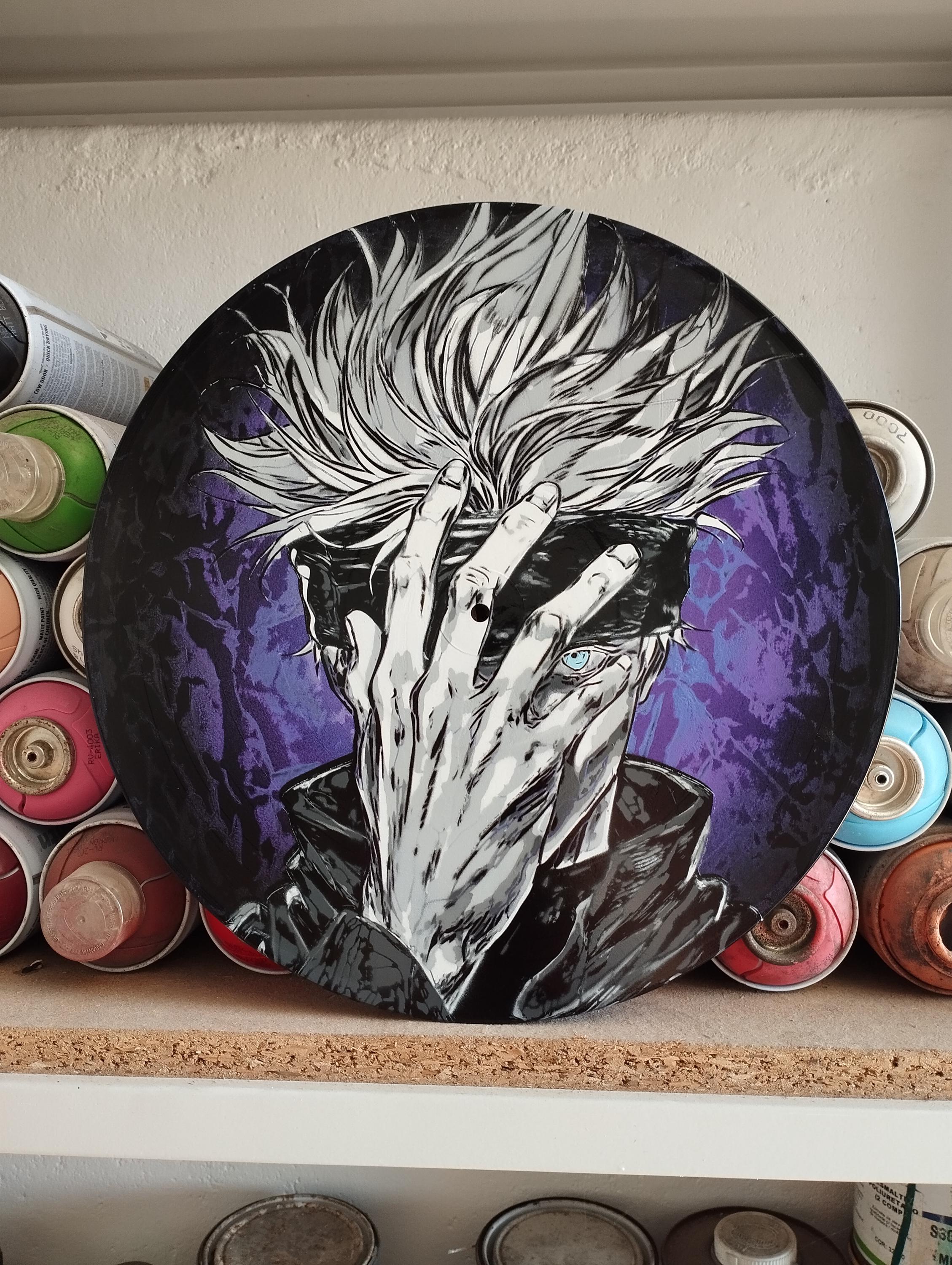 Anime Character Fan Special Gift Upcycling Custom Vinyl Record Original ...