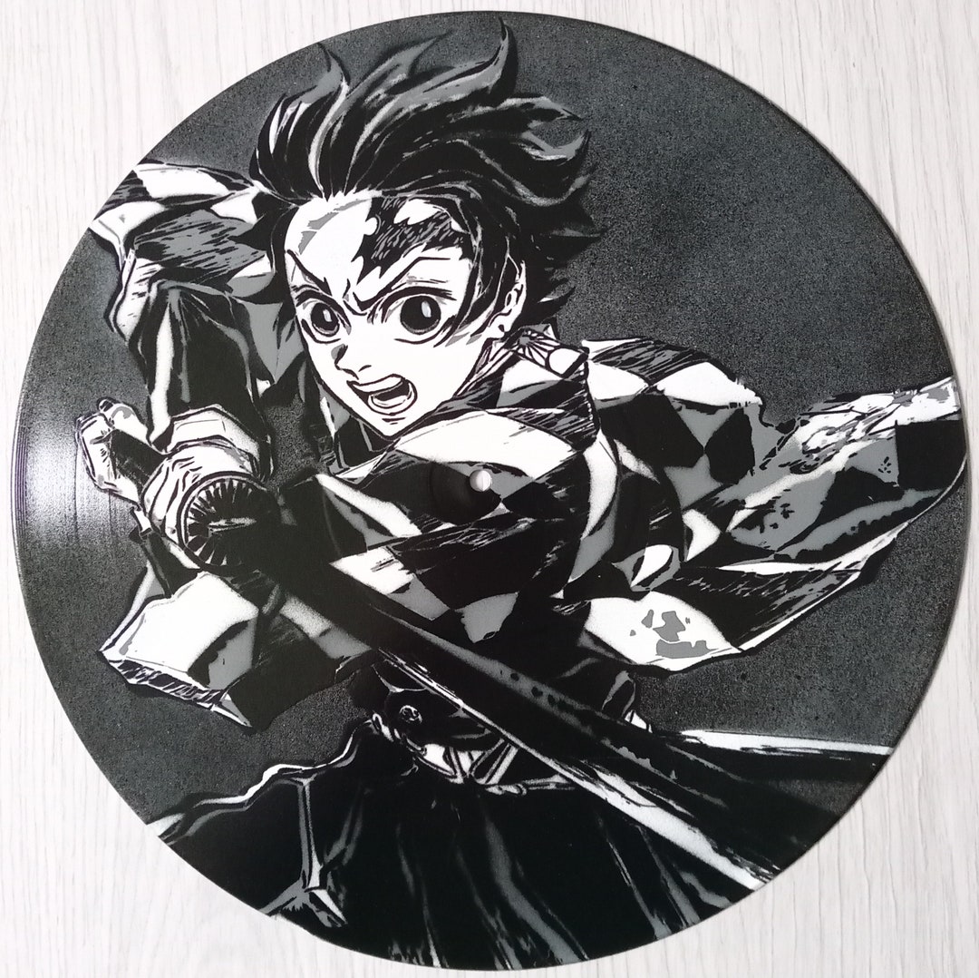 Anime Character Fan Special Gift Upcycling Custom Vinyl Record Original ...