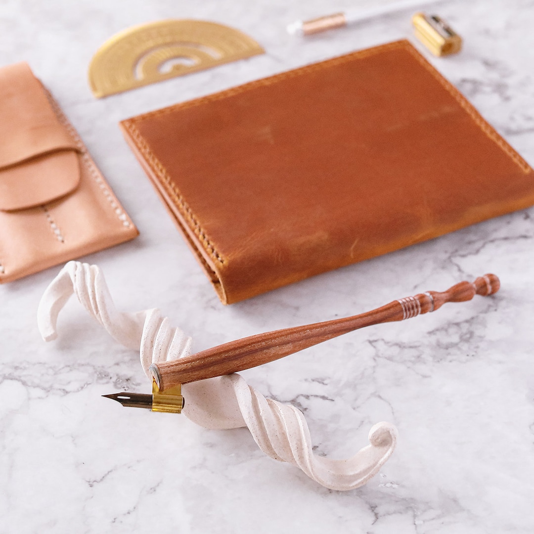 Ceramic Pen Rest "fusilli' Style , Fountain Pen Rest, Ceramic Brush ...