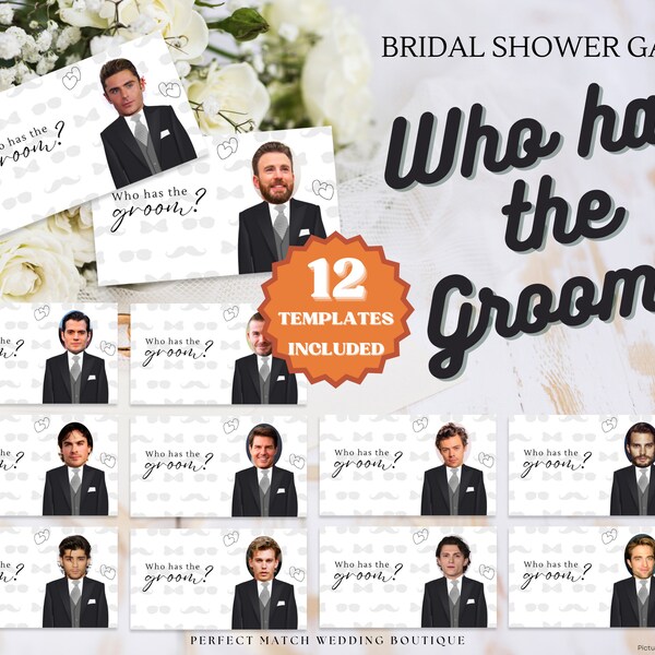 Groom Scratch off Game Template - Etsy