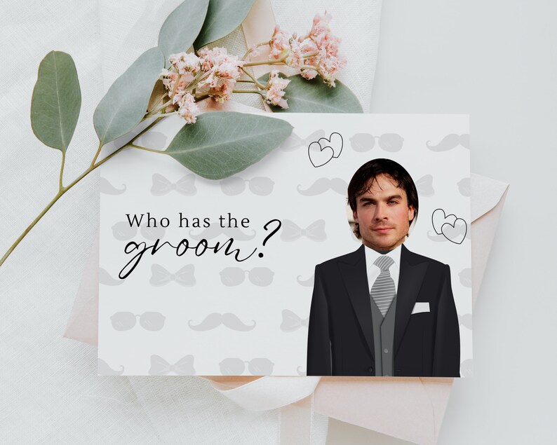 Editable Who Has the Groom Scratch off Game Canva Template Bridal ...