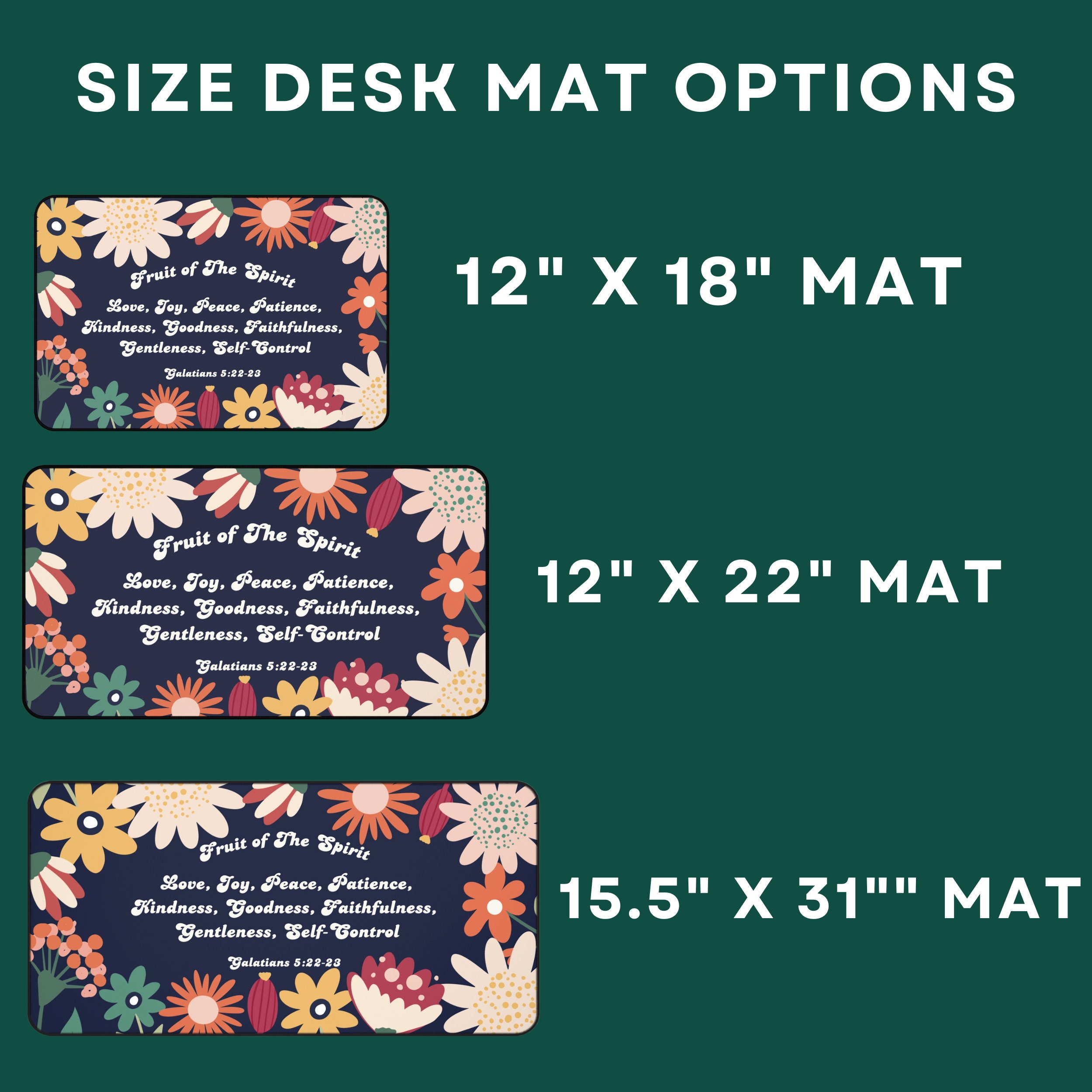 Custom Christian Desk Mat, God is Good Desk Mat, Christian Jesus ...