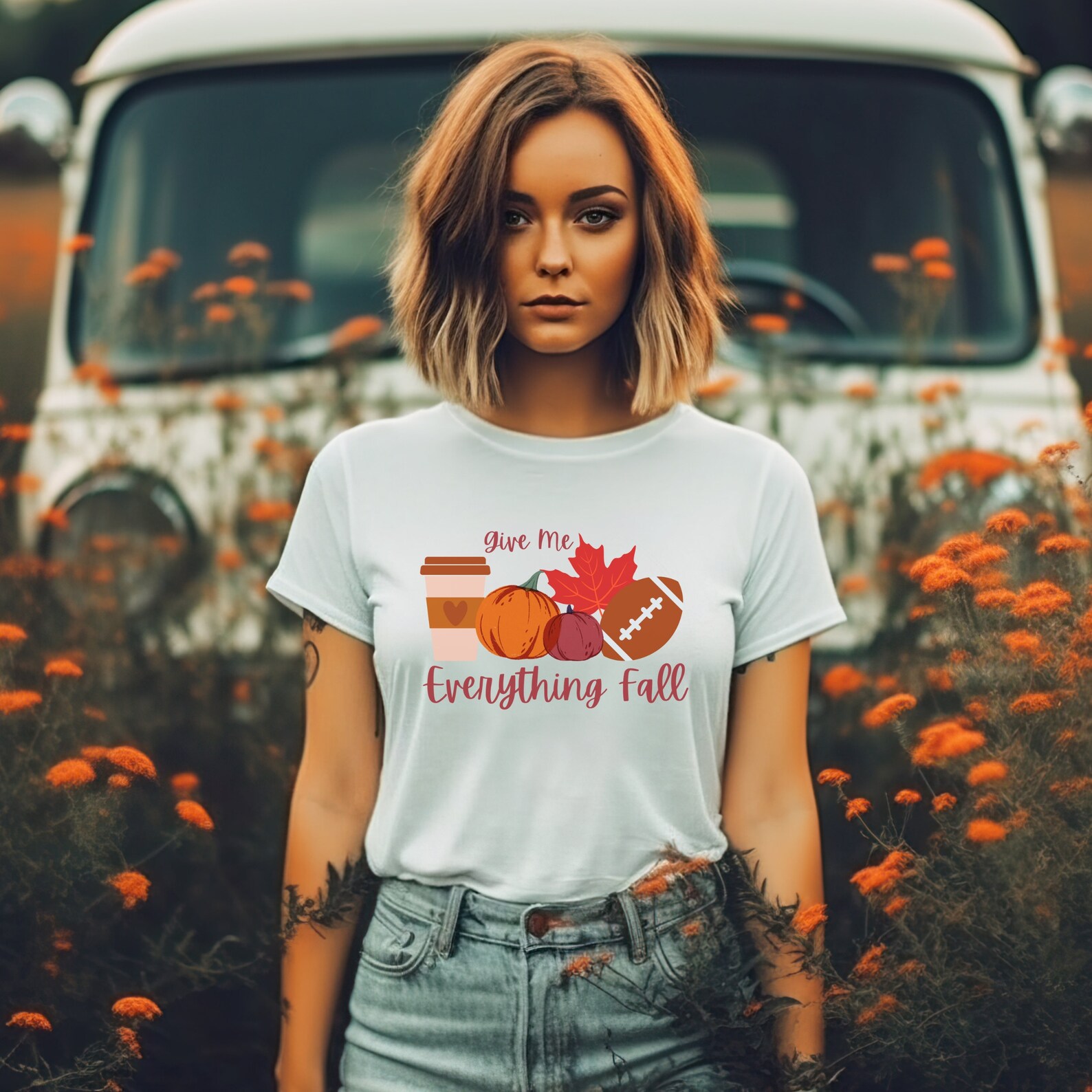 Womens Cute Fall Tshirts Unisex Style Crewneck Pumpkin Tee - Etsy