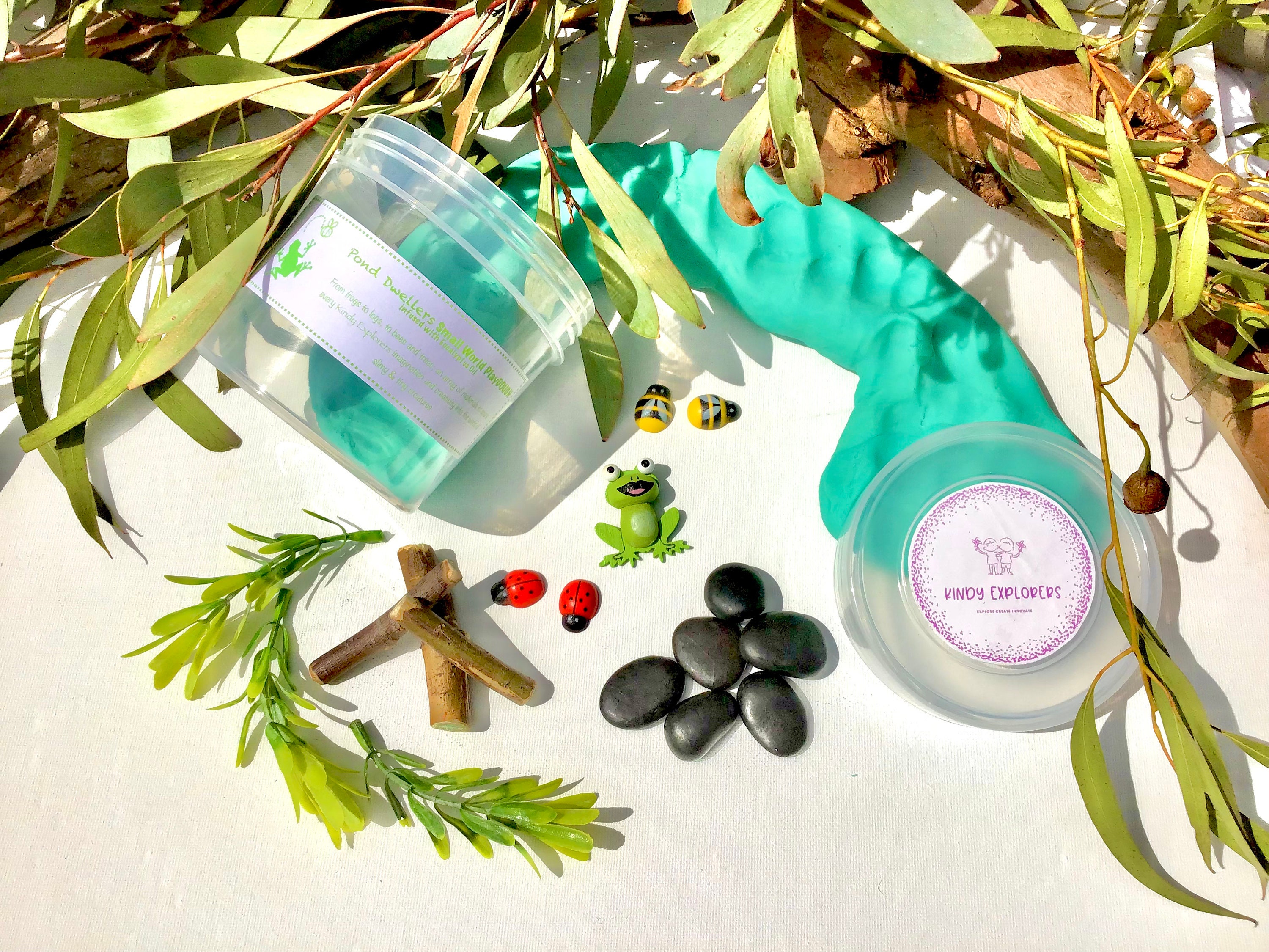 Pond Dwellers Small World Playdough Pots - Etsy