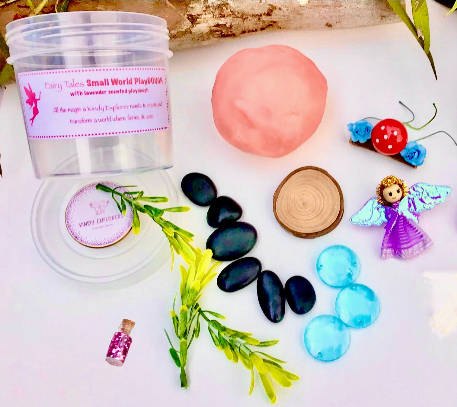 Fairy Tales Small World Playdough Pots - Etsy