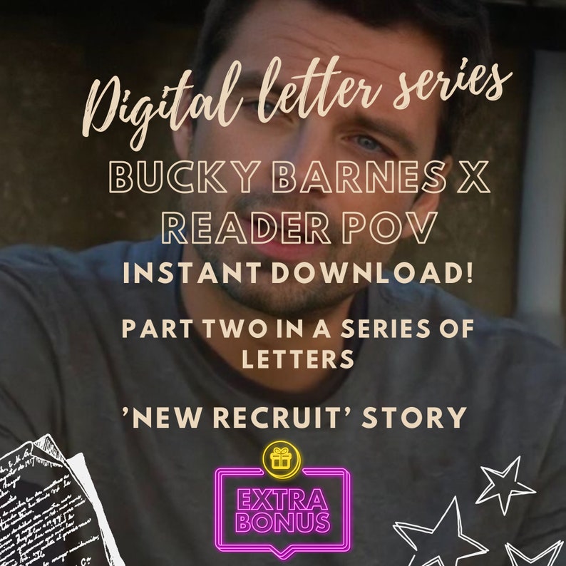 Bucky Barnes Instant Download PDF Letter, New Recruit Story POV Letter ...