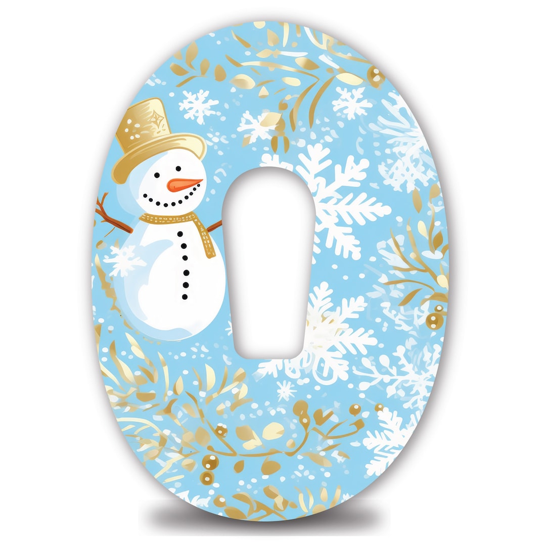Preppy Snowman G6 Patch CGM Tape - Etsy
