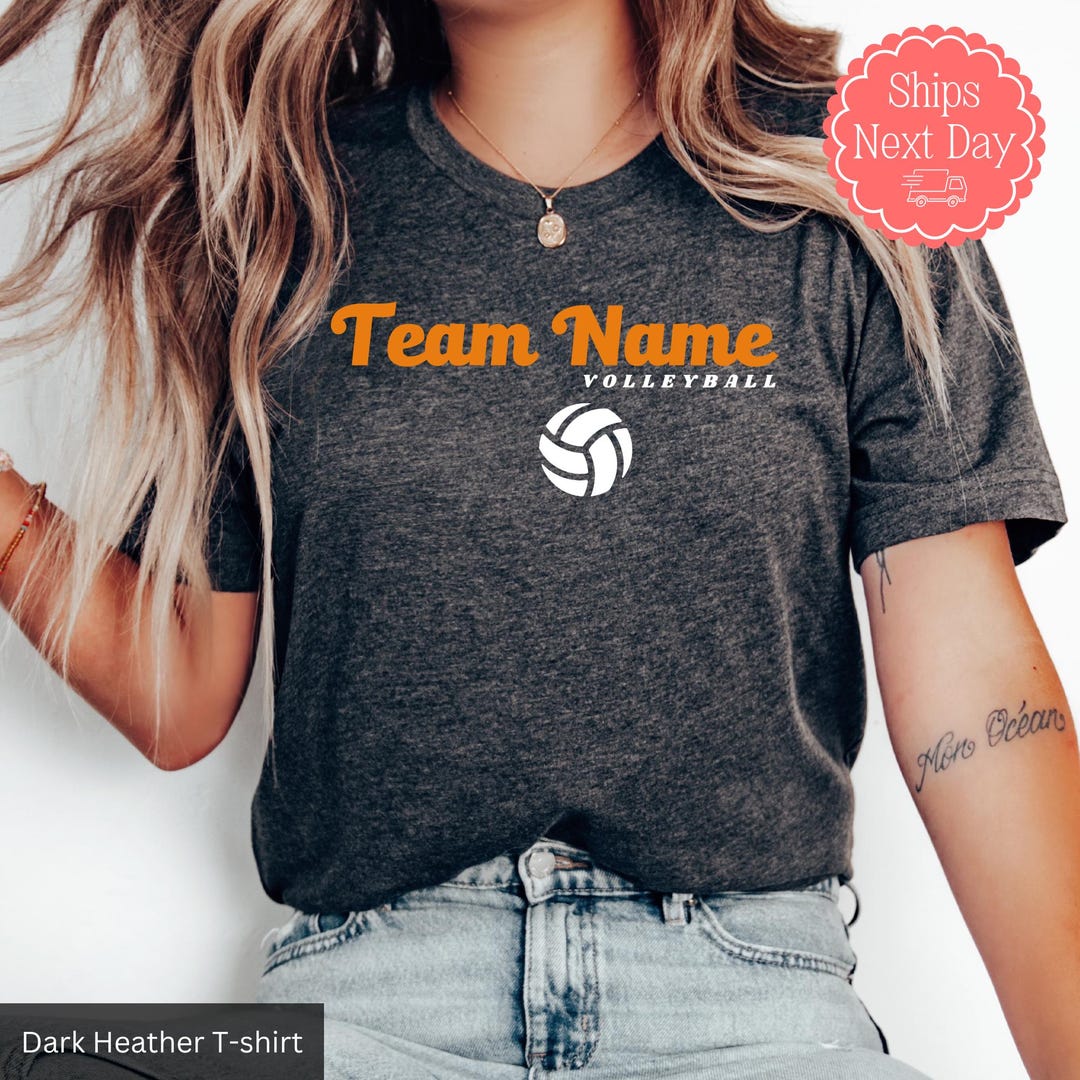 Customized Volleyball Team Name Shirt, Personalized Volleyball Team ...