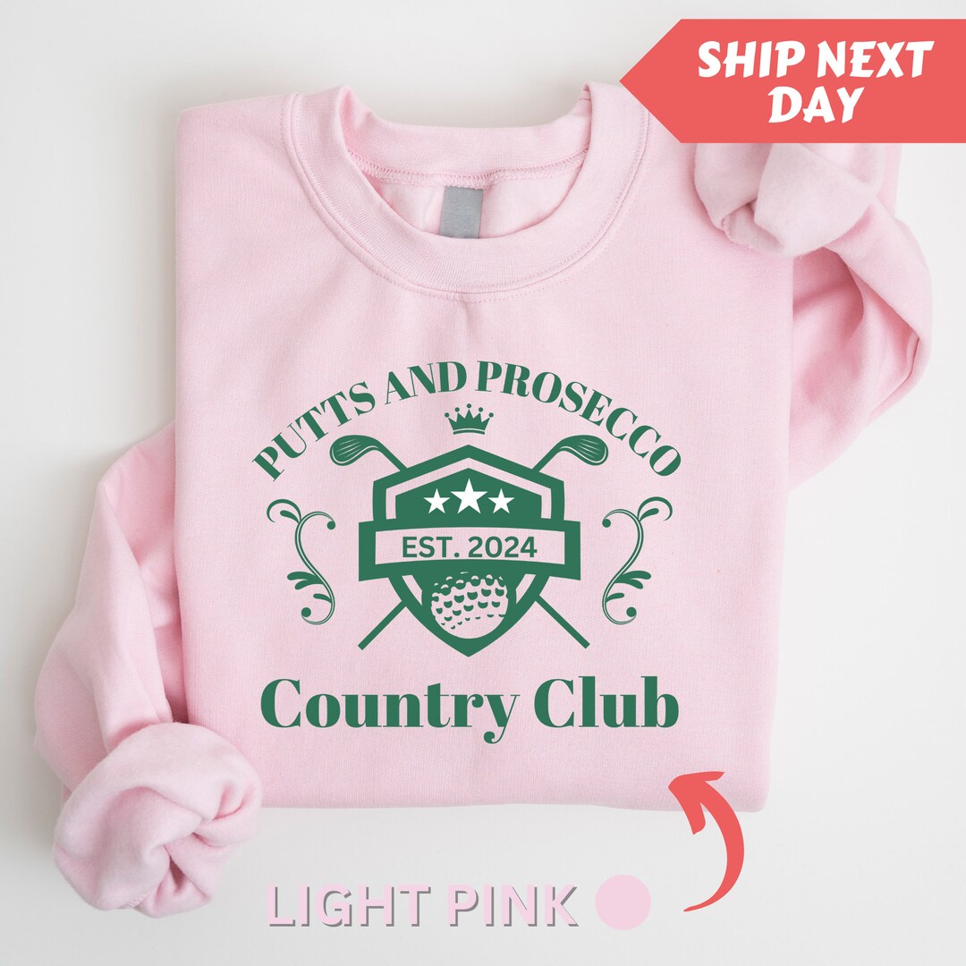 Custom Country Club Crewneck, Golf Sweatshirt, Golfing Sweatshirt ...