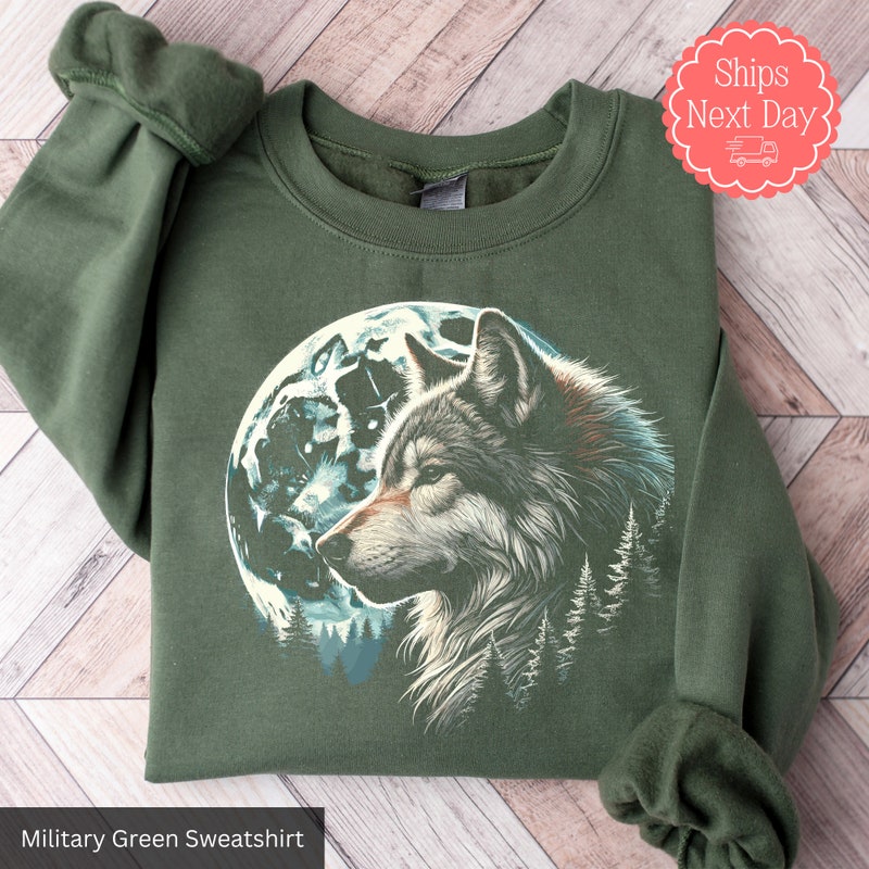 Galaxy Wolf Shirt - Etsy