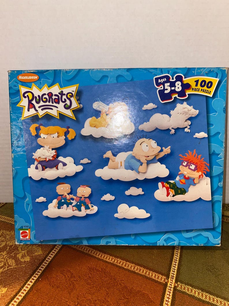 Nickelodeon Rugrats Vintage 90s Kids 100 Piece Jigsaw Puzzle-ages 5-8 ...