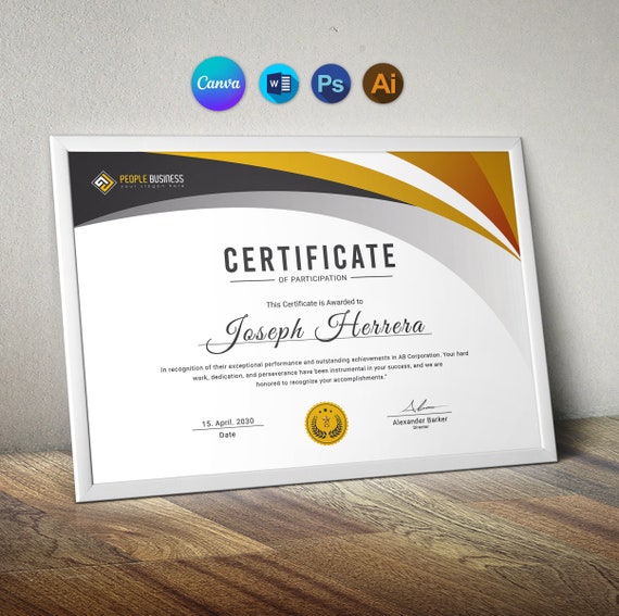 Openoffice Certificate Template