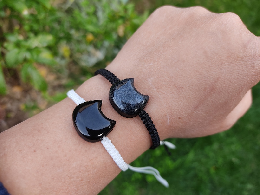 Big Size Cat Bracelets, Matching Cat Mum Bracelet, Couple Bracelet ...