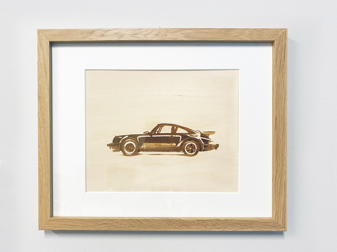 Laser Engraved Car on Wood, Valentine's Day Gift for Him, Custom Photo ...