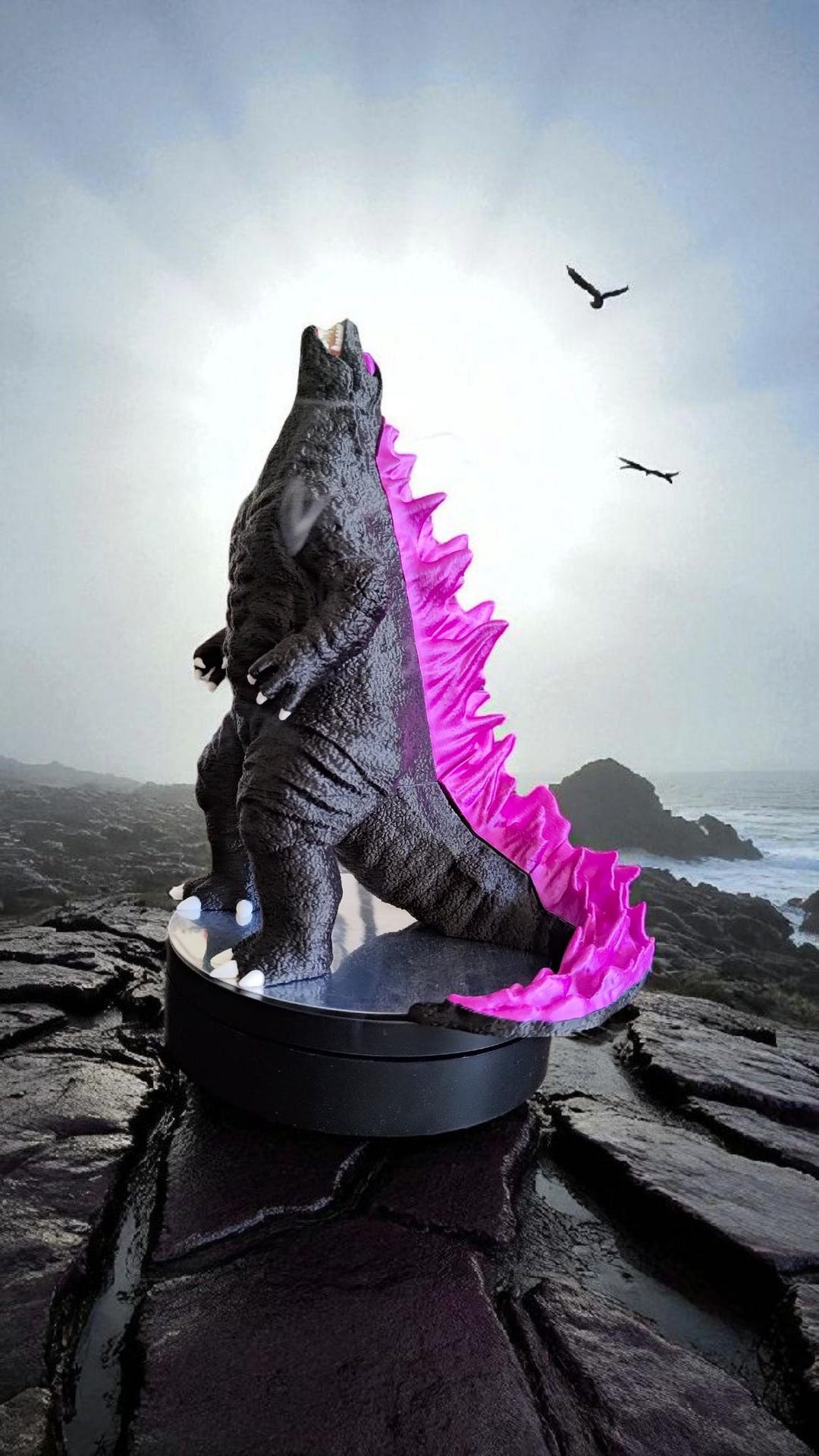 3D Printed Godzilla Incense Burner - Etsy