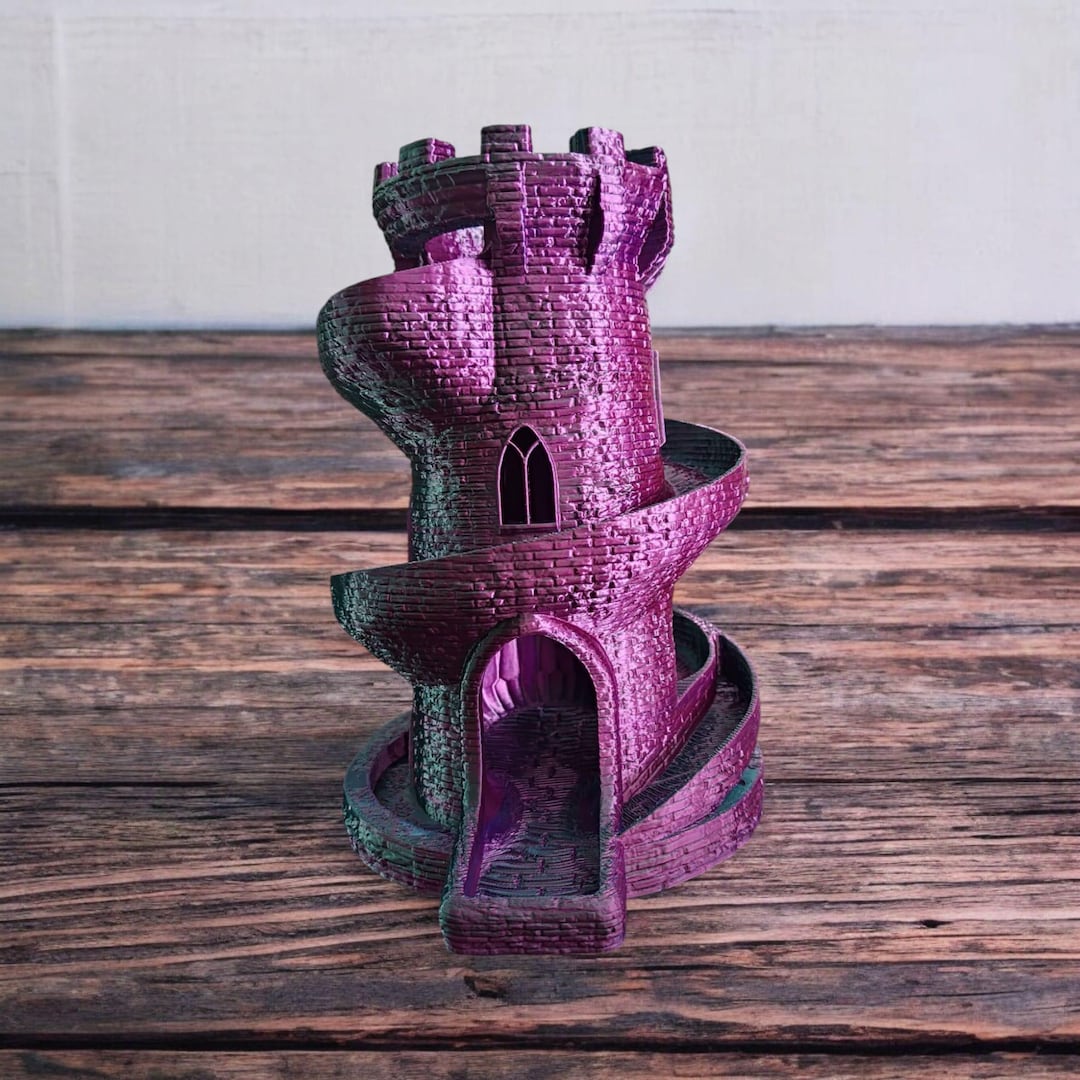 3D Printed Dice Tower - Etsy