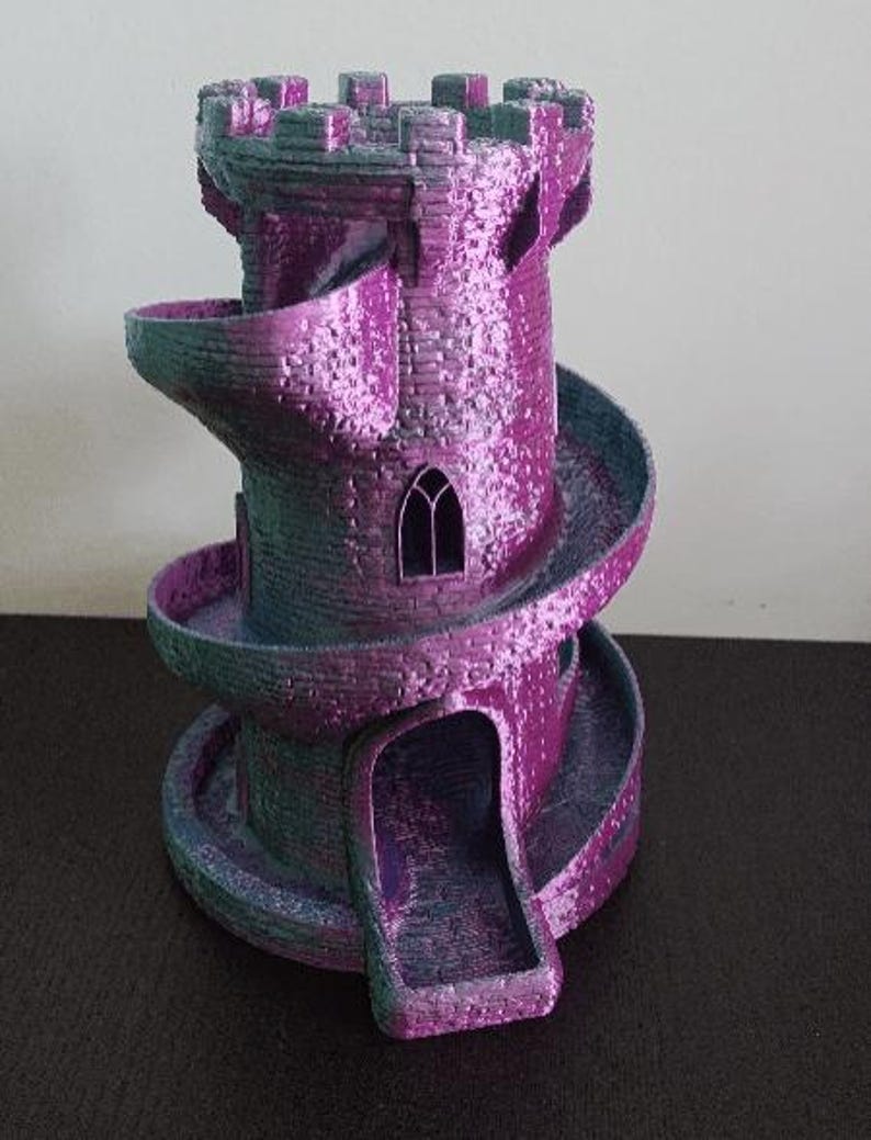 3D Printed Dice Tower - Etsy
