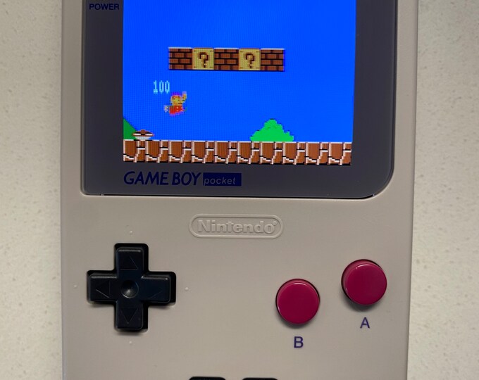 Game Boy Pocket Color DMG Gray, N64 Freak Board MGBC, Froggo Customs ...