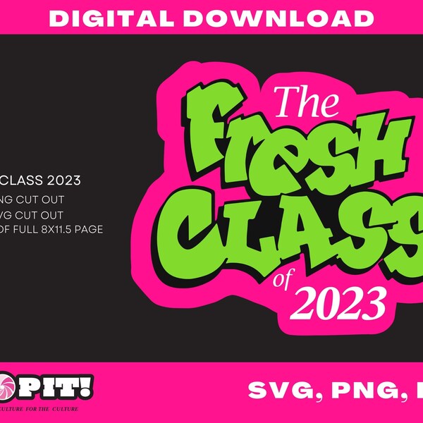 Fresh Class of 2023 Svg - Etsy