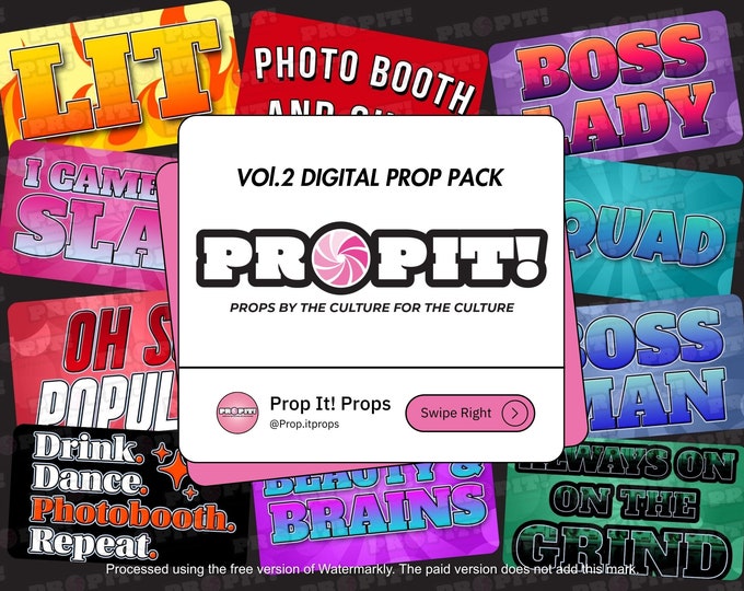 Wedding Digital Photo Booth Props, Instant Download Photo Booth Props ...