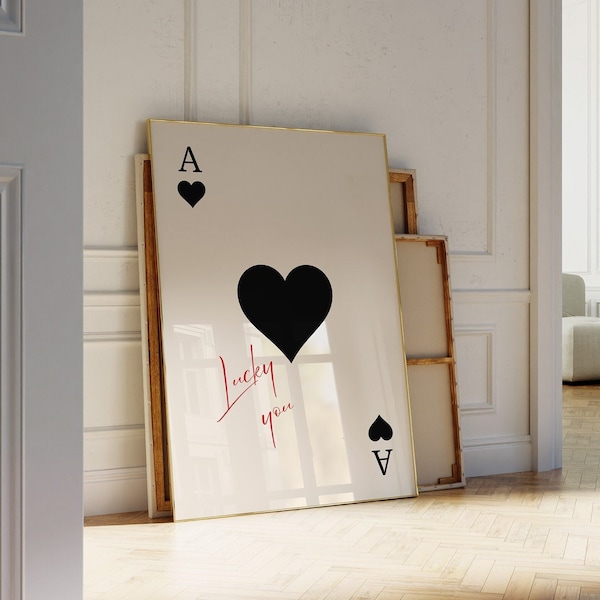 Wall Posters Playing Card - Etsy