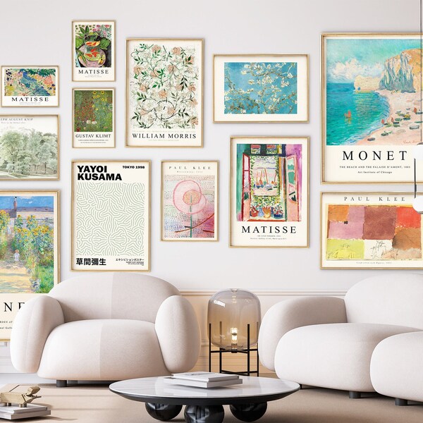 Pink Gallery Wall Set - Etsy