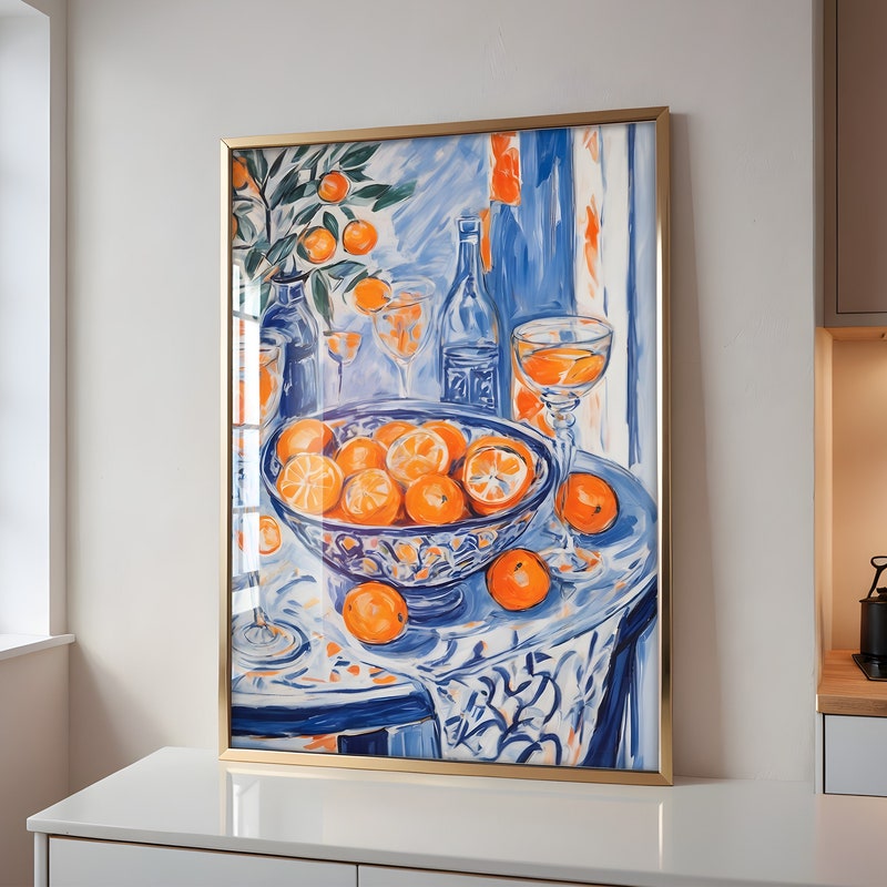 Blue Kitchen Art - Etsy