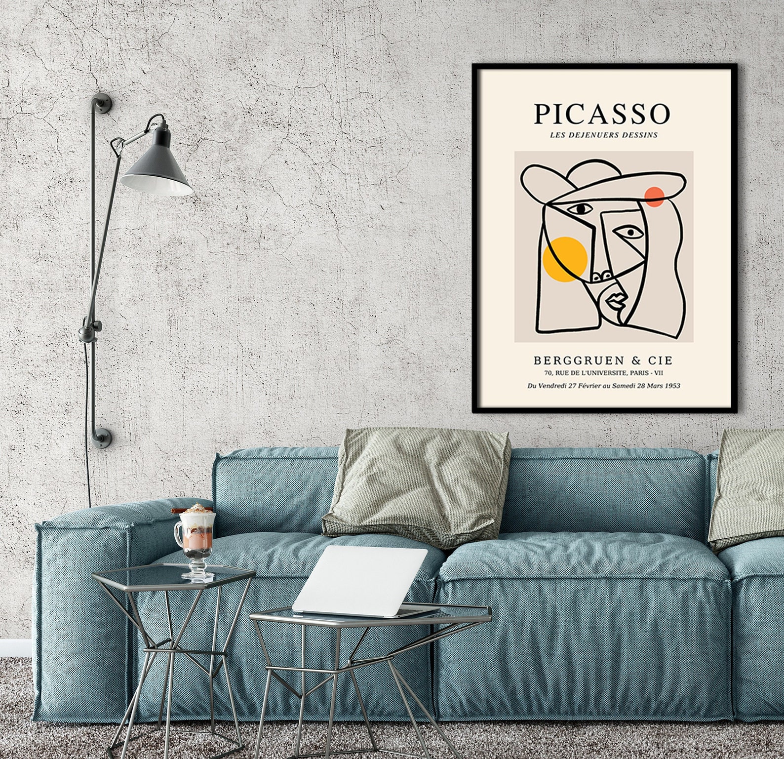 Picasso One Line Drawing Picasso Print Picasso Poster - Etsy