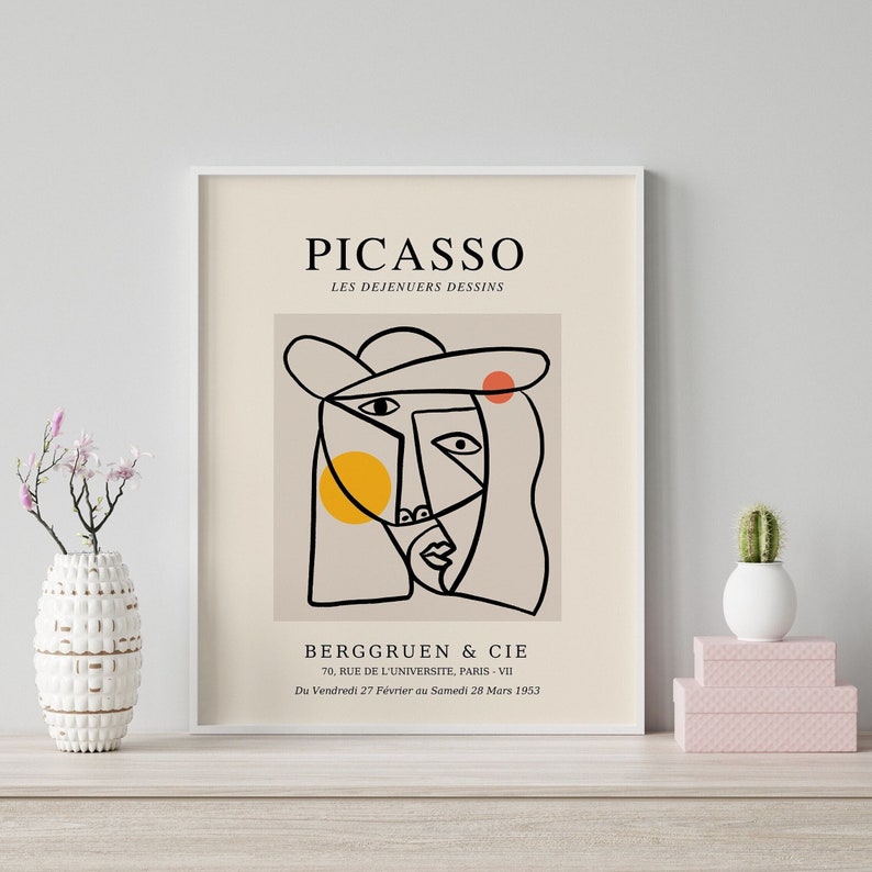 Picasso One Line Drawing Picasso Print Picasso Poster - Etsy