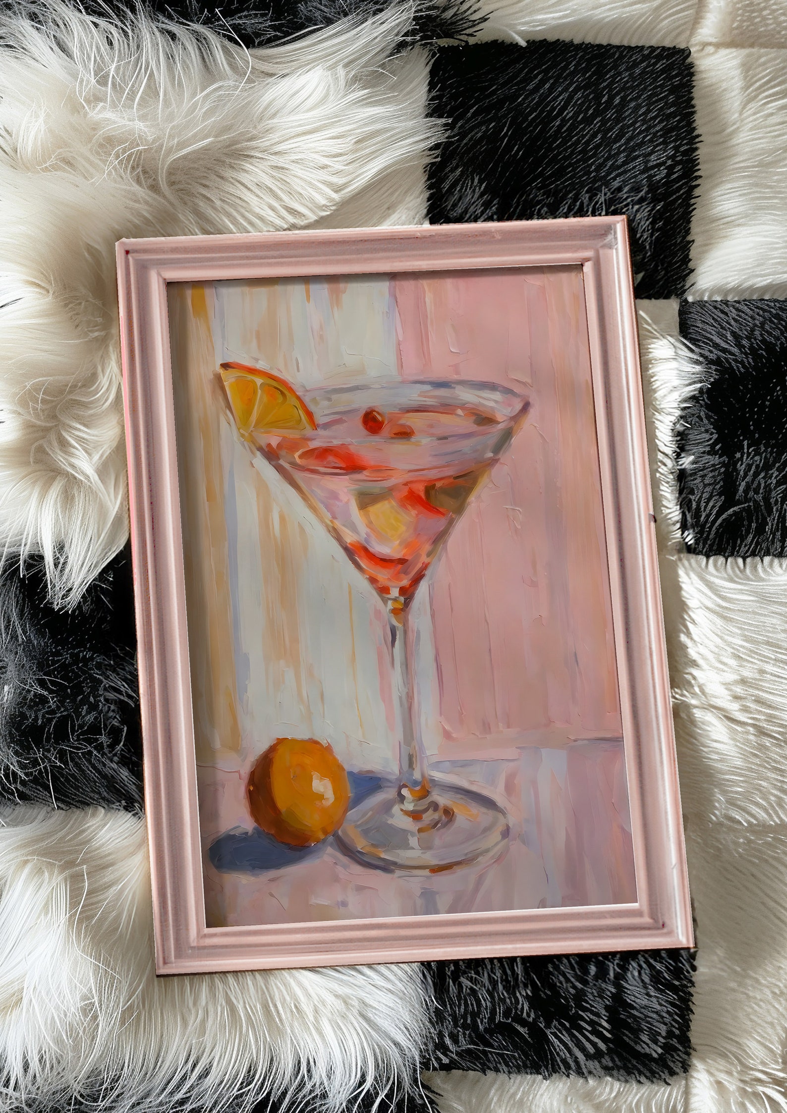 Aperol Spritz Print Cocktail Poster Bar Cart Print Vintage Wall Art ...
