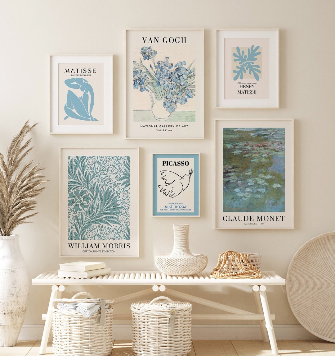 Gallery Wall Art Set of 6, Exhibition Poster Set, Matisse Print ...