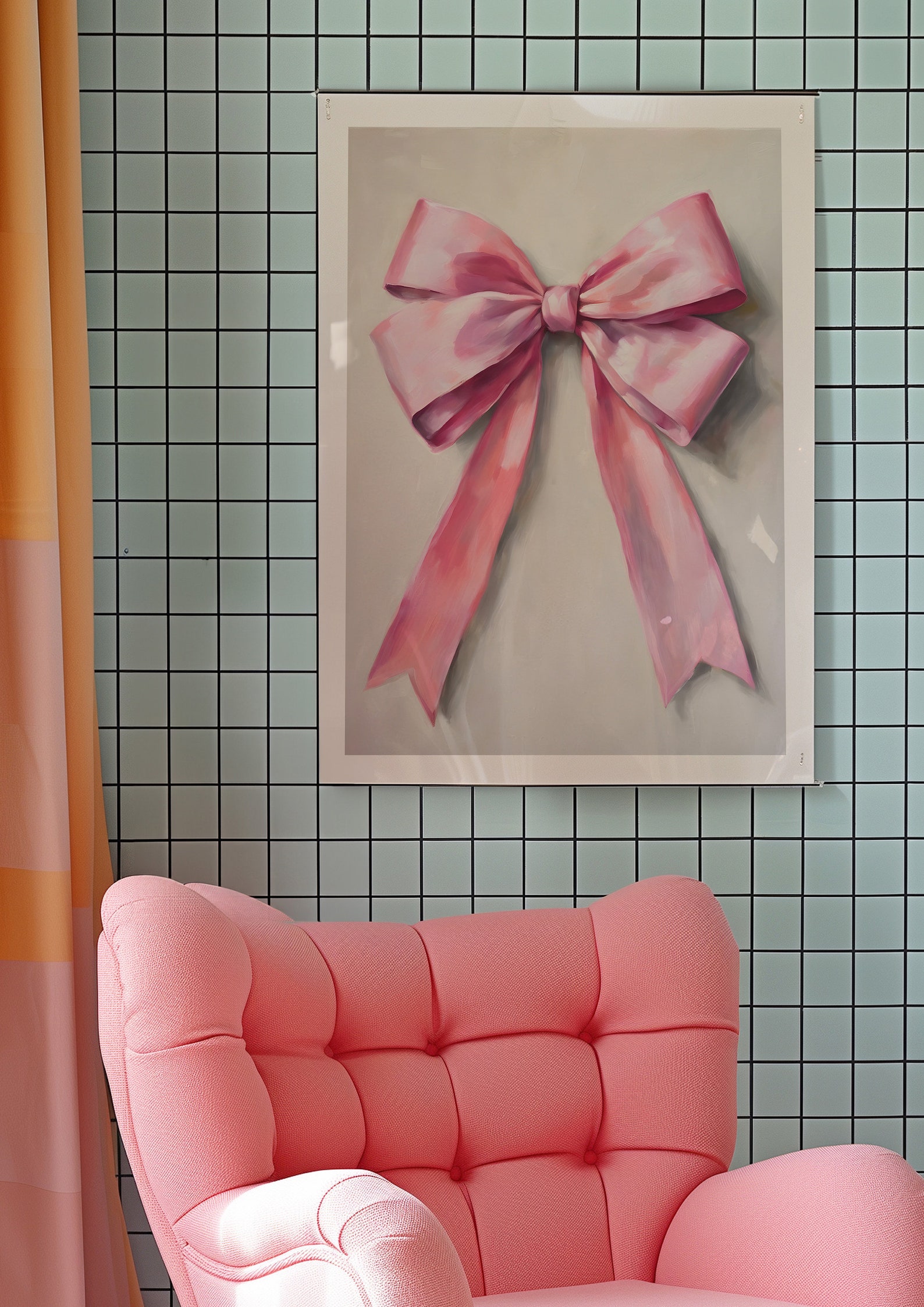 Trendy Coastal Cowgirl Western Dorm Room Bows Wall Art Set of 3 Trendy ...