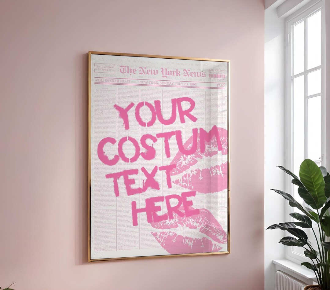 CUSTOM Newspaper Print, Personalized New York News Retro Magazine ...