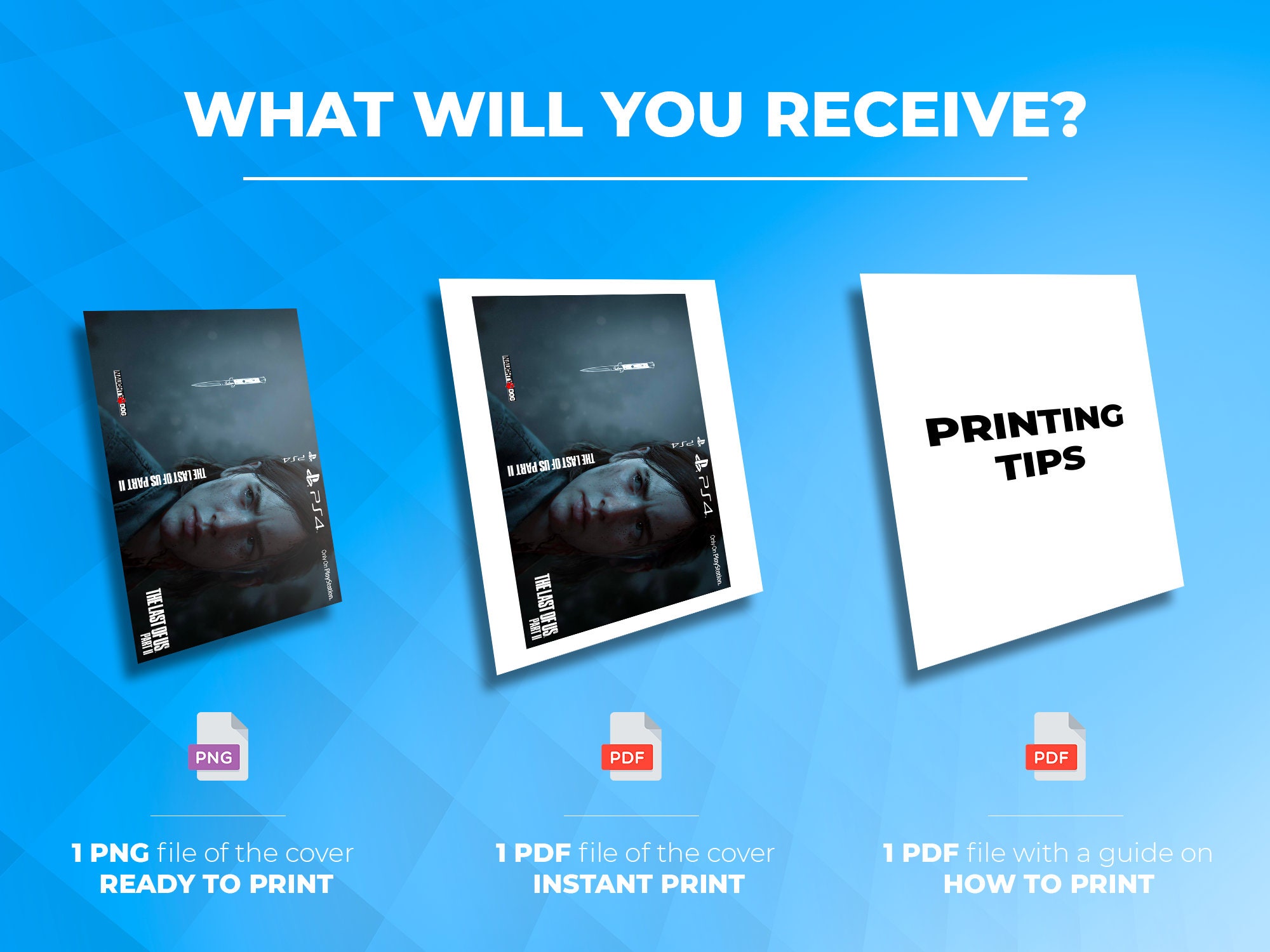 The Last of Us Part II Custom PS4 Cover No.2 | Game Cover | Custom PS4 ...