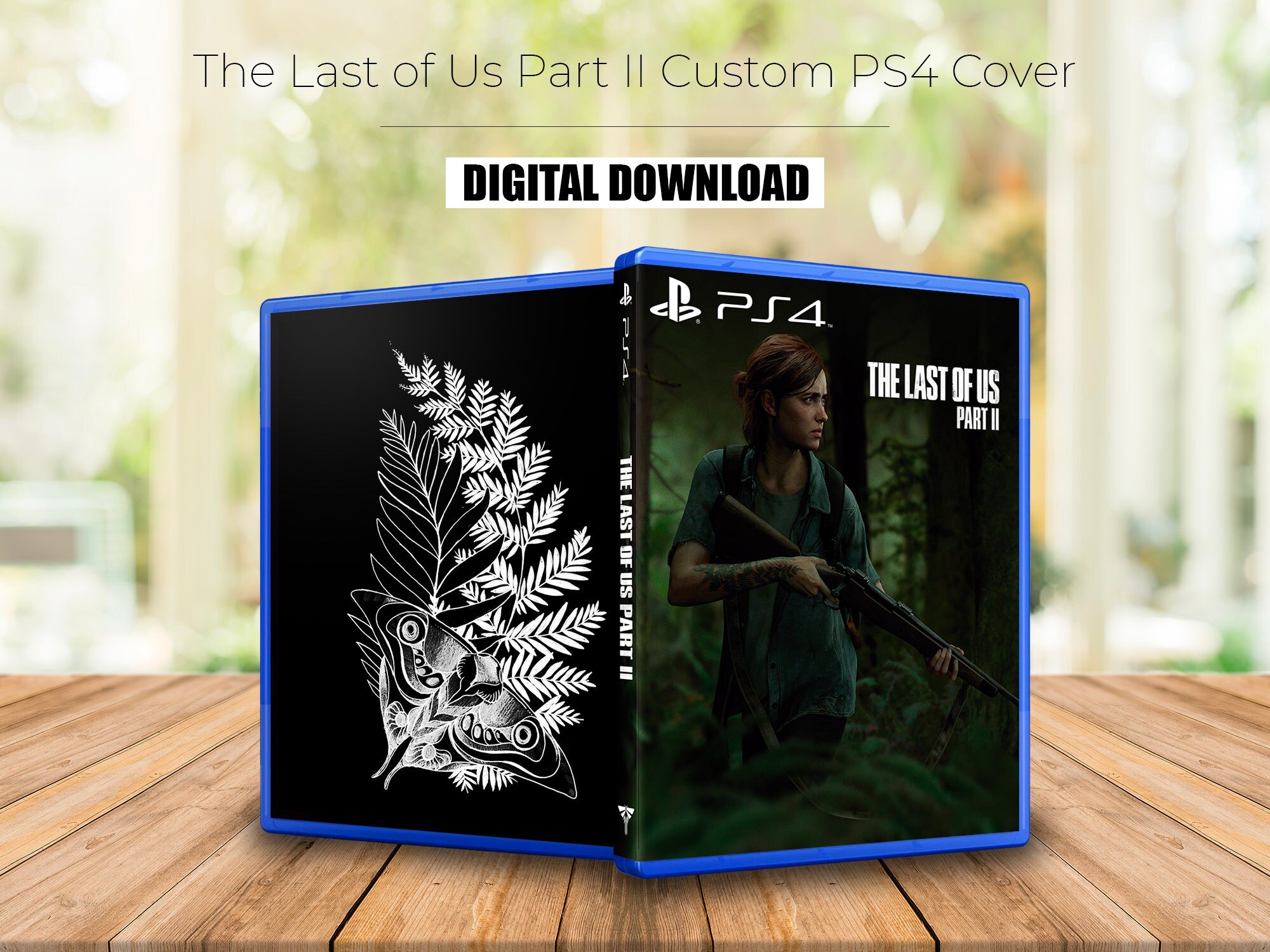 The Last of Us Part II Custom PS4 Cover - Etsy