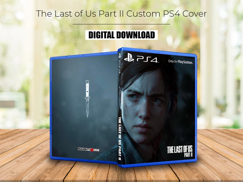 The Last of Us Part II Custom PS4 Cover No.2 | Game Cover | Custom PS4 ...