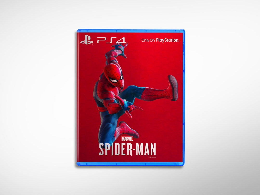 Marvel Spider-man Custom PS4 Cover N.1 Game Cover Custom PS4 Case - Etsy