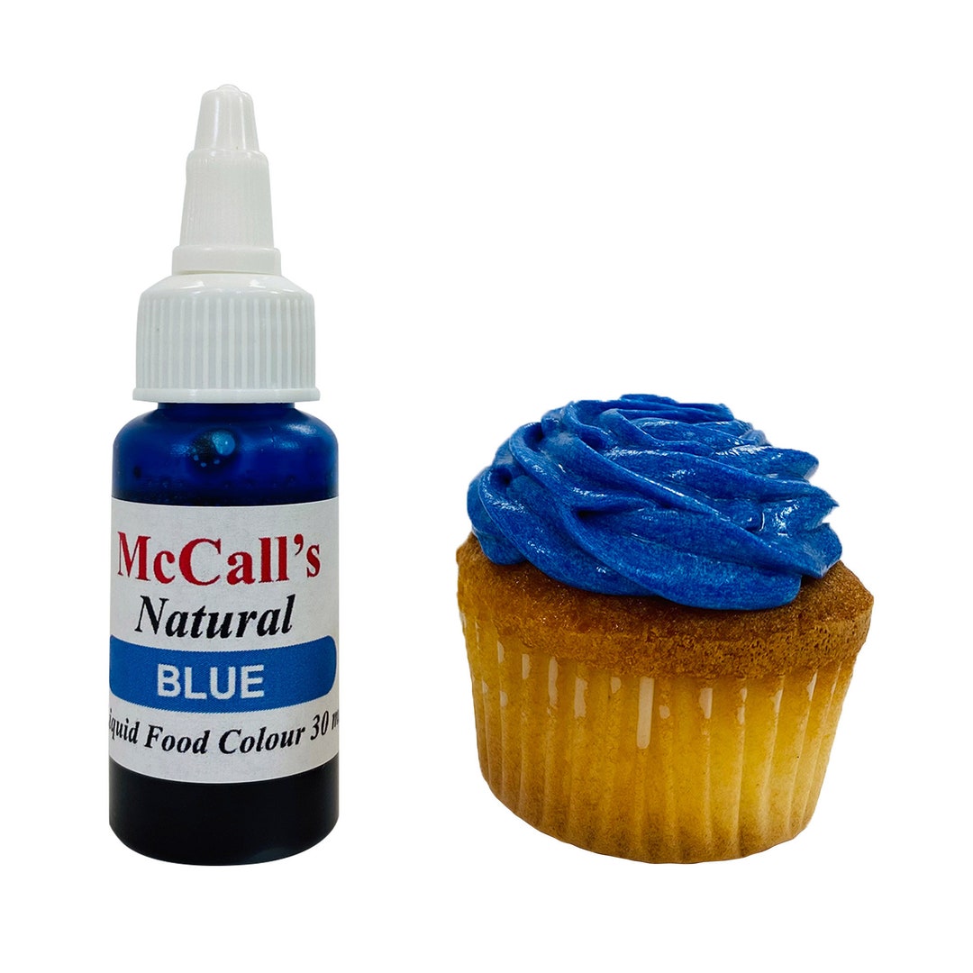 Natural Liquid Blue Food Color 30 Ml (1 Oz) - Etsy
