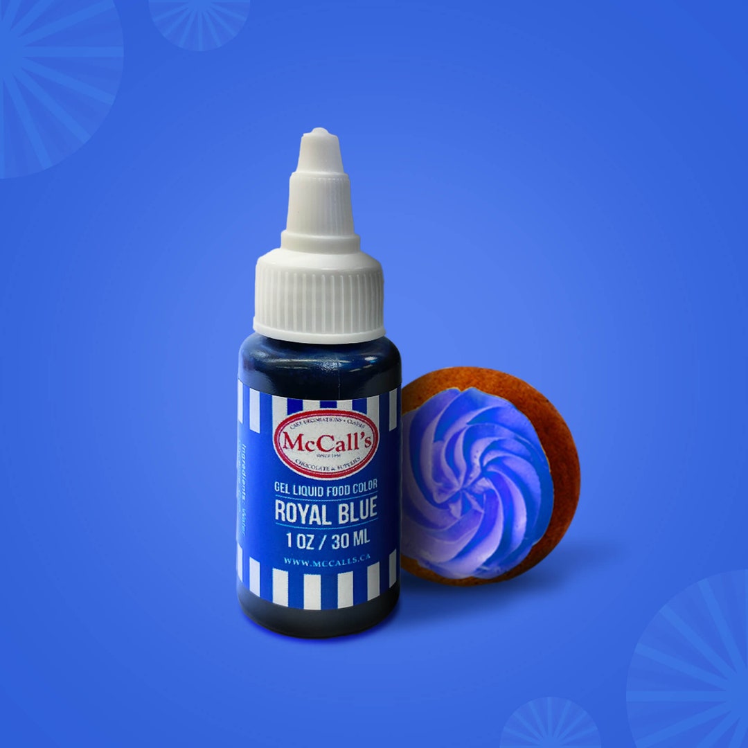 Liquid Gel Food Color Royal Blue 30ml (1oz) - Etsy