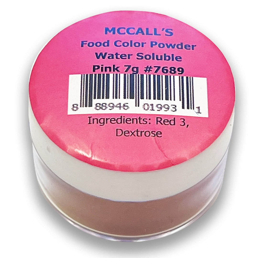 Powder Food Color Pink Water Soluble 7 G - Etsy