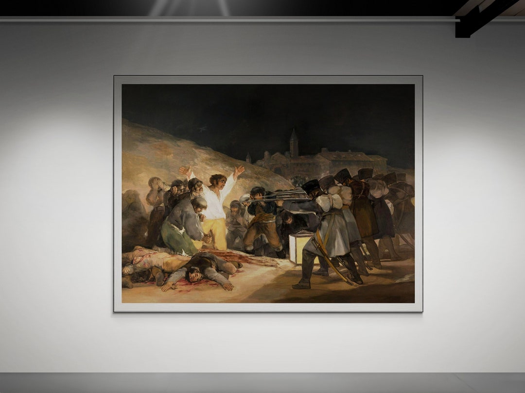 The Third of May 1808- Francisco Goya Framed Art | Historical ...