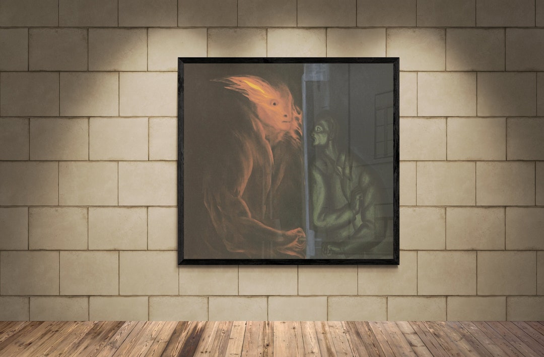 At the Door - Peter Birkhauser Framed Art Print | Abstract ...