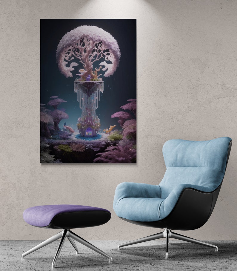 Tree of Life - Original Poster Art | Tree Poster | Magical Tree Art ...