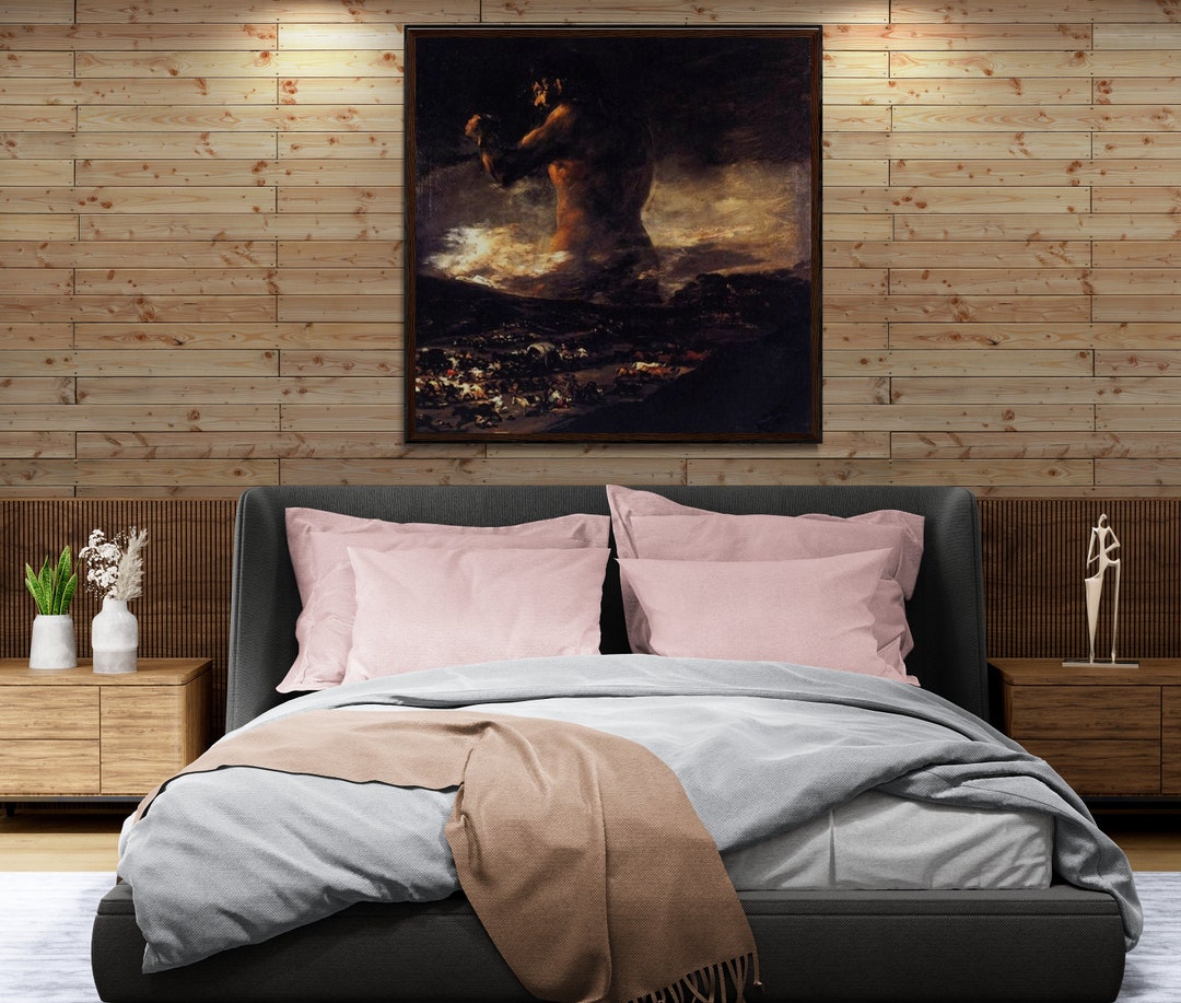 The Colossus (el Coloso) Francisco Goya Framed Art | Spanish ...