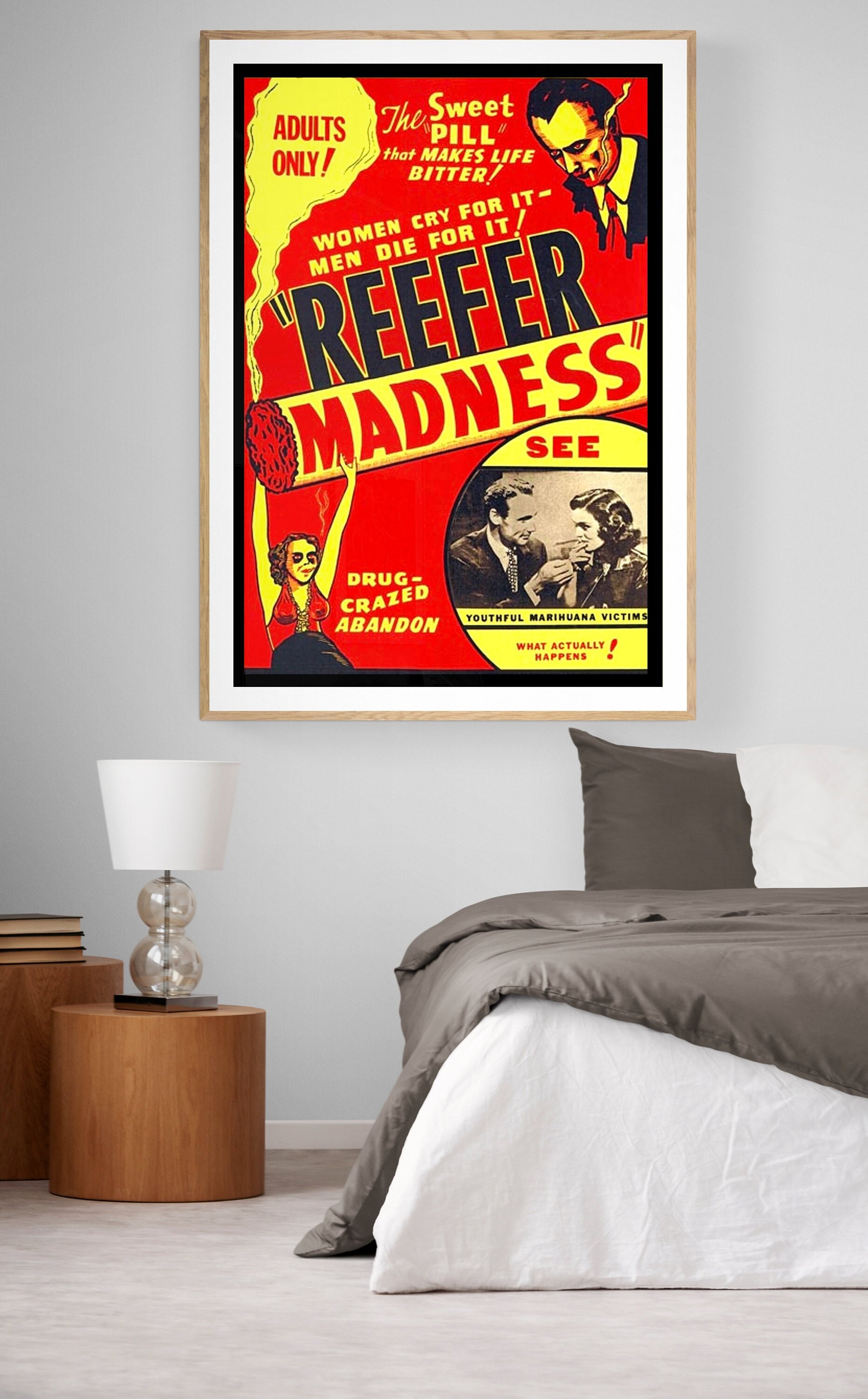 Reefer Madness Poster - Museum Quality Paper - Etsy