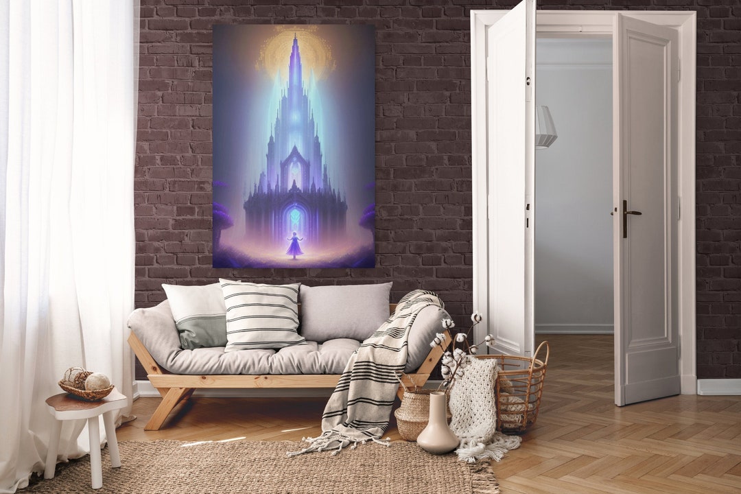 Magic Castle Art Print: Magicians Manor Poster - Etsy